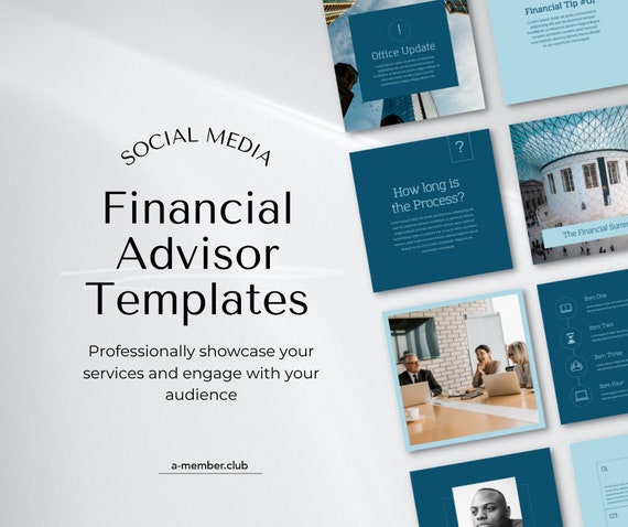 Financial Canva Financial Advisor Template Credit Coach - Etsy