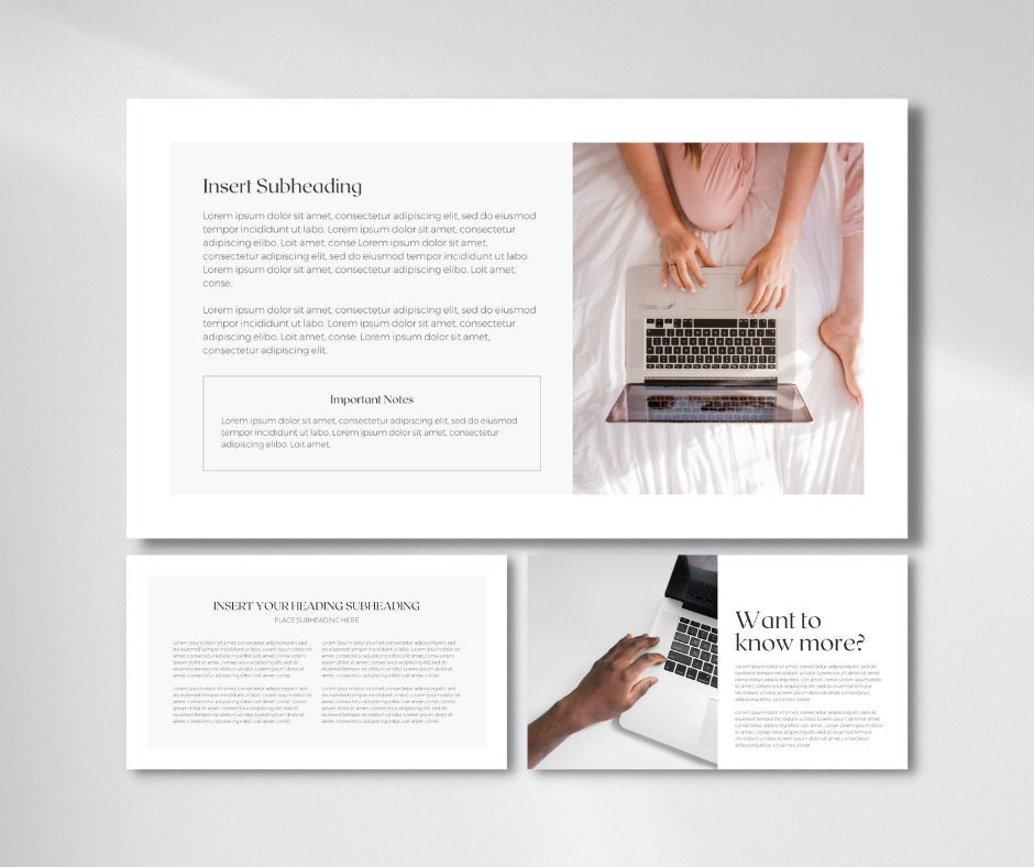 Minimalist Slide Deck | Presentation Slide Templates. Business Plan ...