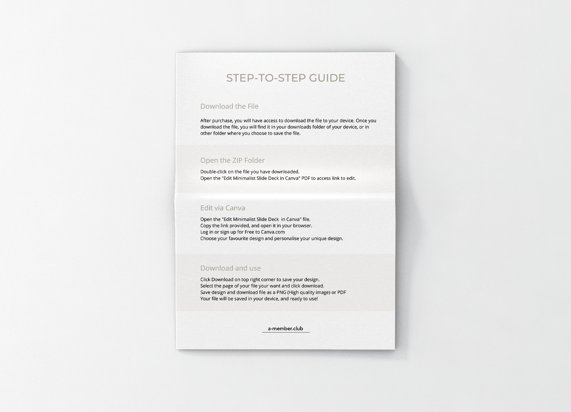 Minimalist Slide Deck | Presentation Slide Templates. Business Plan ...