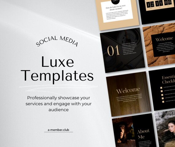 Classy Canva Templates Aesthetic Canva Posts Modern Canva - Etsy