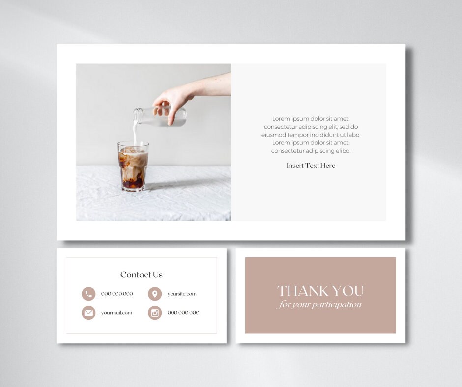 Minimalist Slide Deck | Presentation Slide Templates. Business Plan ...