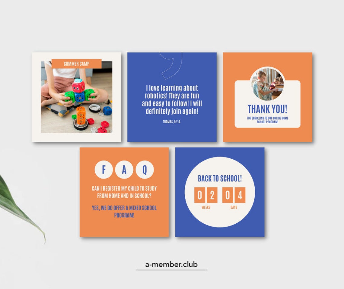 Education Canva Templates | Teacher Instagram Posts | School Learning ...