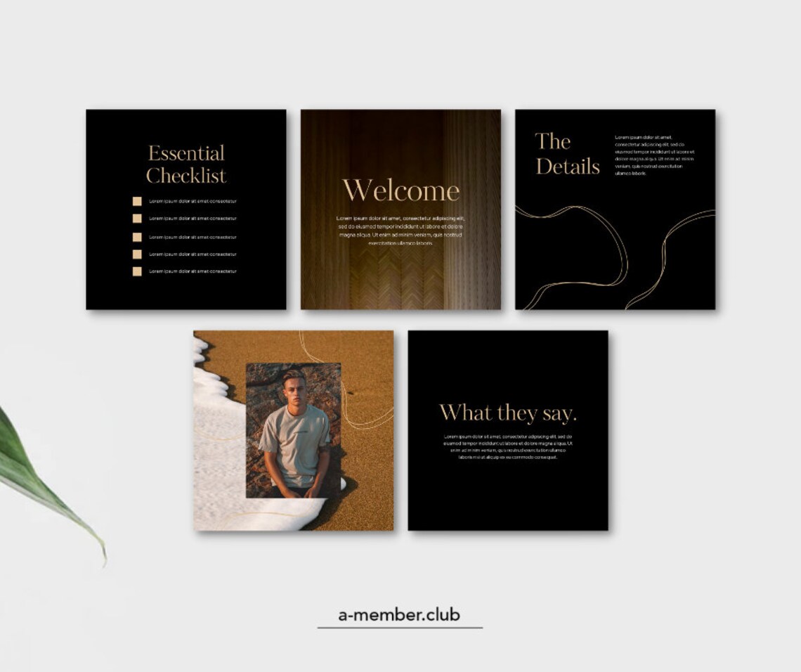 Classy Canva Templates | Aesthetic Canva Posts | Modern Canva Posts ...