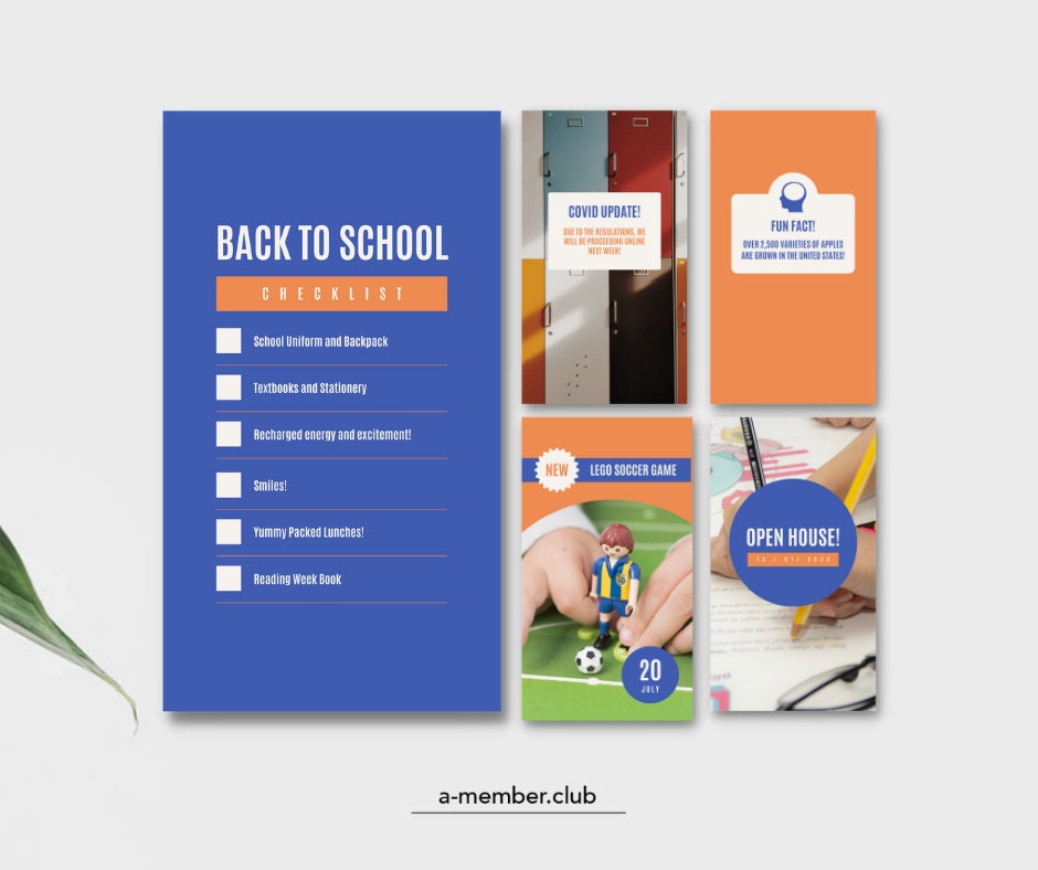 Educational Templates | Teacher Story Templates | School Posts ...