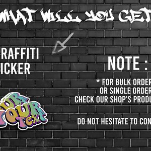 10 Sticker Custom, Graffiti Stickers Custom, Graffiti Custom, Sticker ...