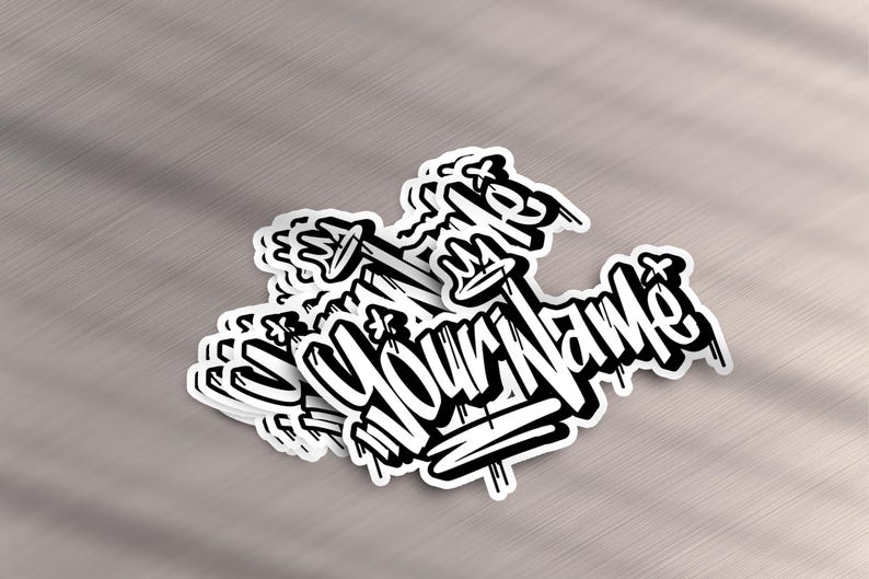 Custom Graffiti Sticker, Graffiti Sticker, Graffiti Custom, Sticker ...