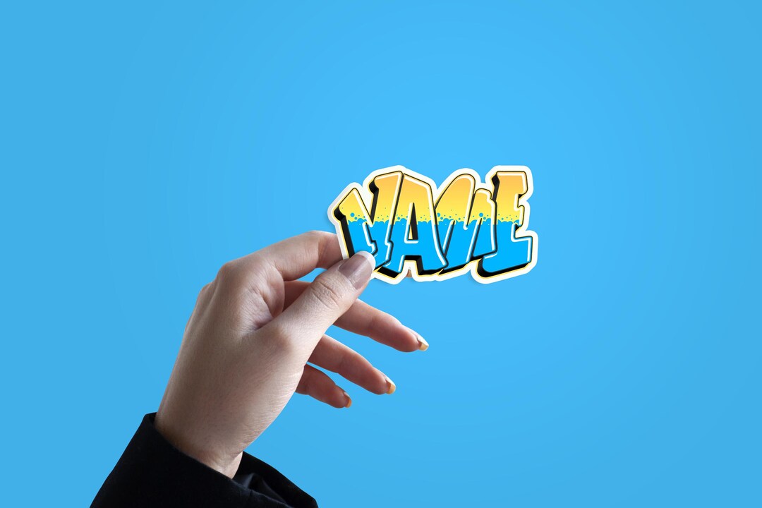 Custom Graffiti Sticker- Create Your Own Unique Title for Urban Art ...