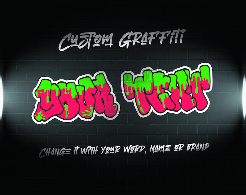 Customized Graffiti, Graffiti Custom, Street Art Style Name, Customized ...