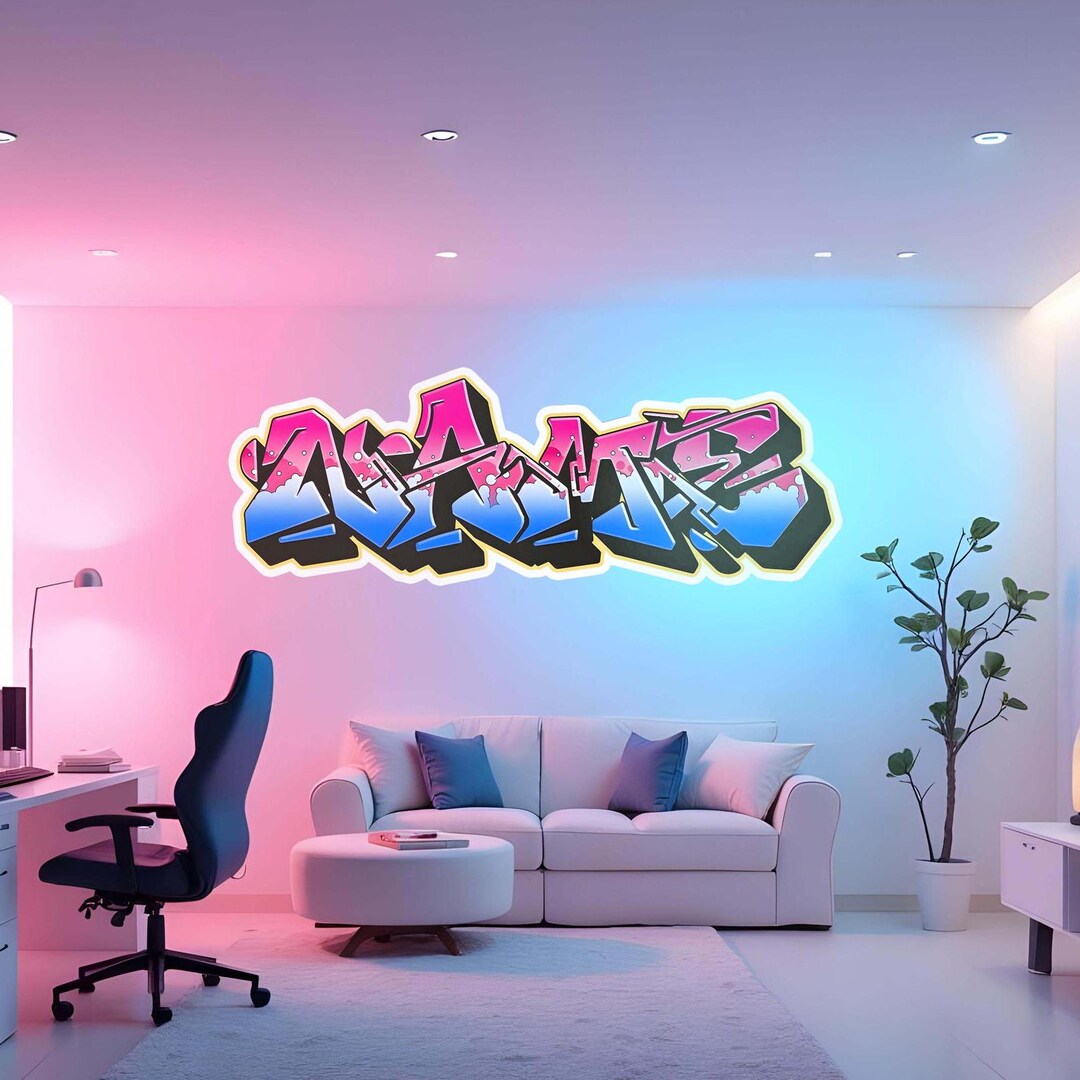 Graffiti Decal, Sticker Decal, Graffiti Wall, Graffiti Wall Kids, Gift ...