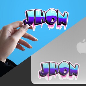 Custom Graffiti, Street Art Style Name, Customized Graffiti Poster ...