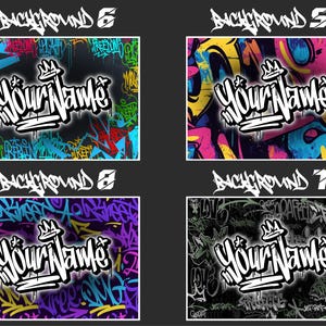 Customized Graffiti, Street Art Style Name, Customized Graffiti Poster ...