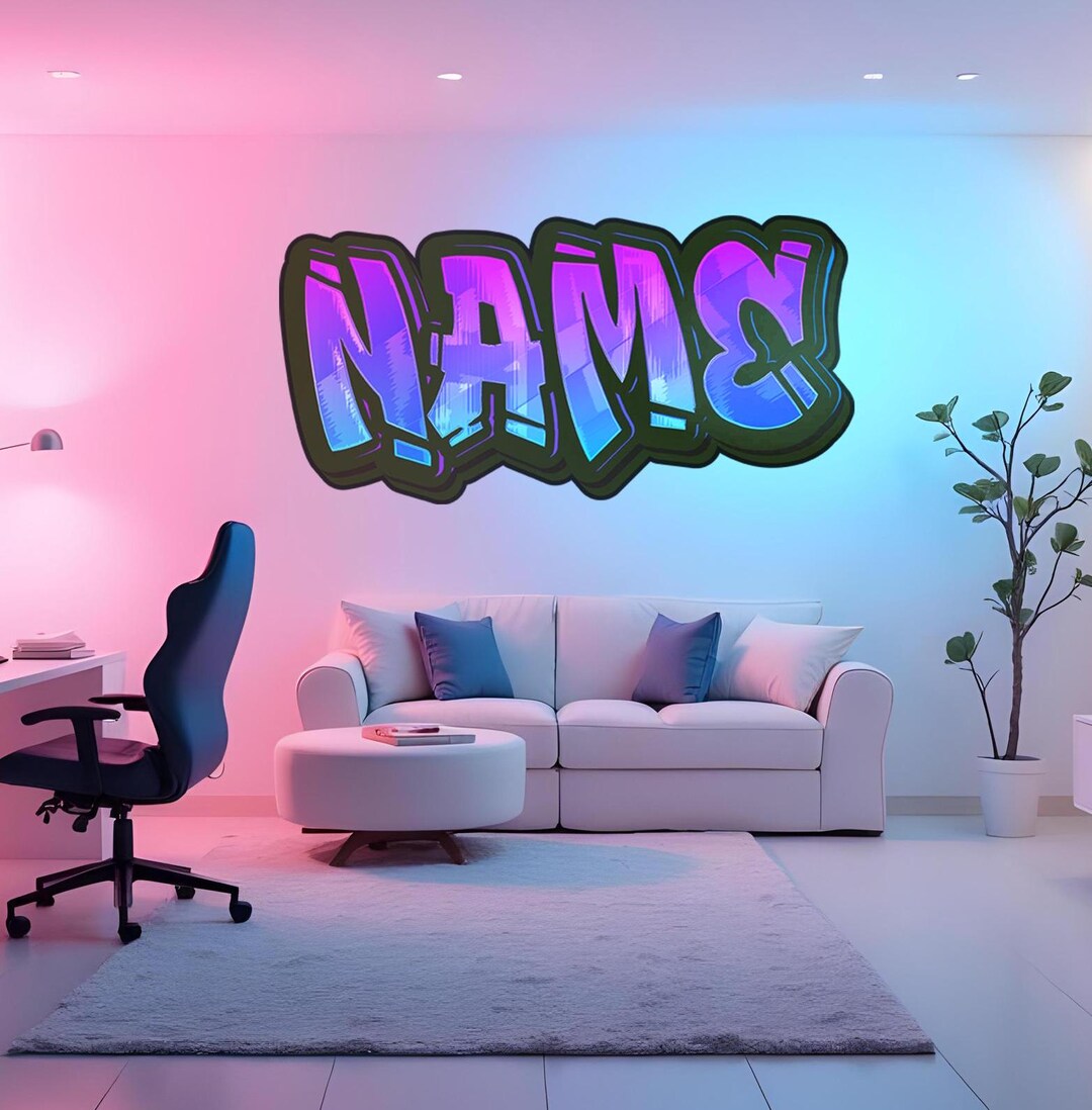 Graffiti Decal, Sticker Decal, Graffiti Wall, Graffiti Wall Kids, Gift ...