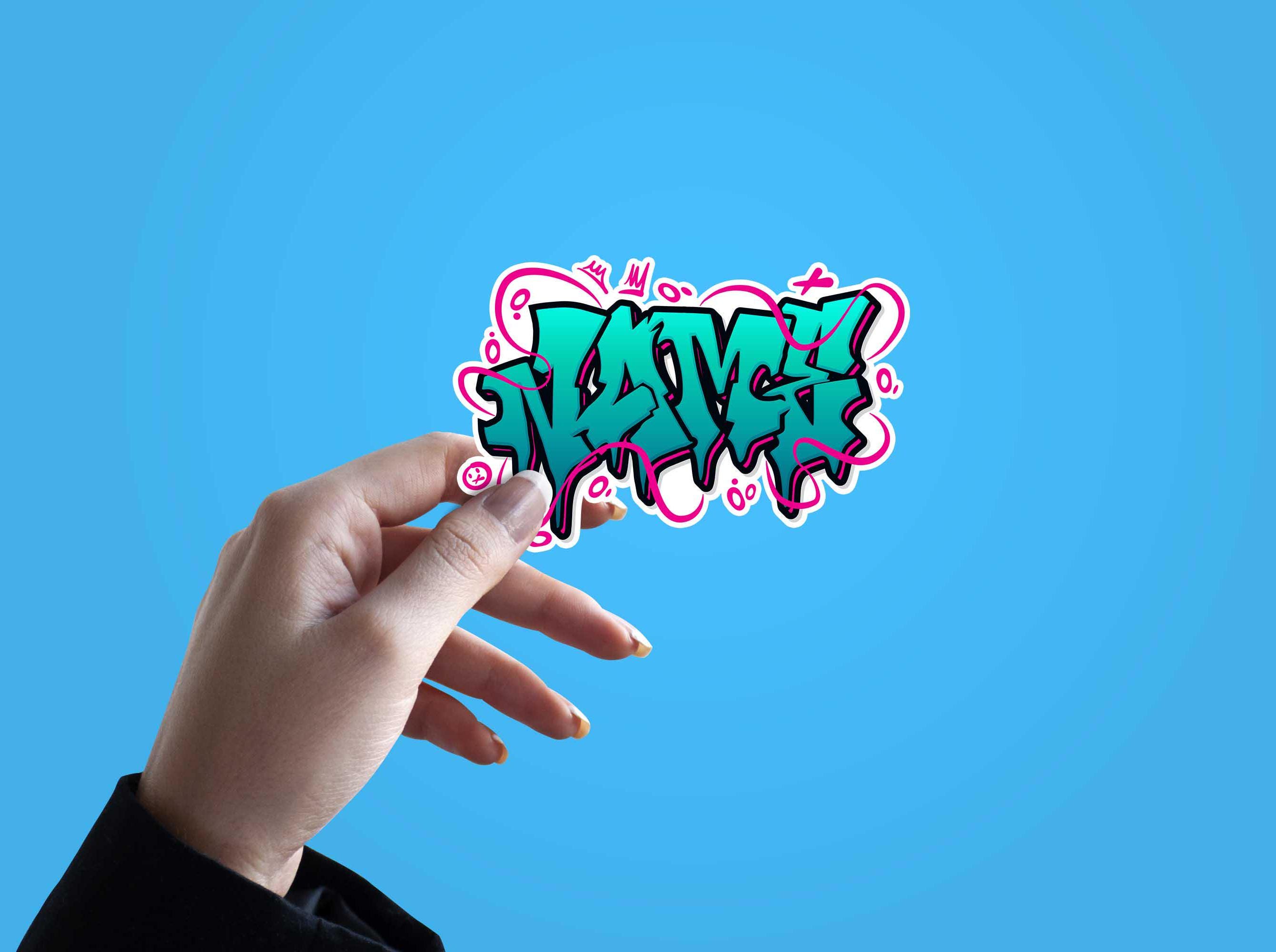 Custom Graffiti Sticker- Create Your Own Unique Title for Urban Art ...