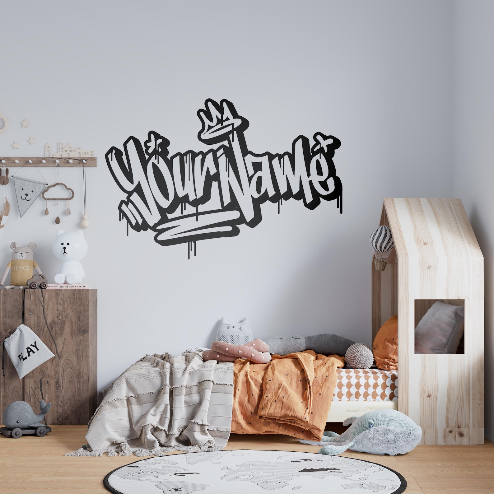 Graffiti Decal, Sticker Decal, Graffiti Wall, Graffiti Wall Kids, Gift ...