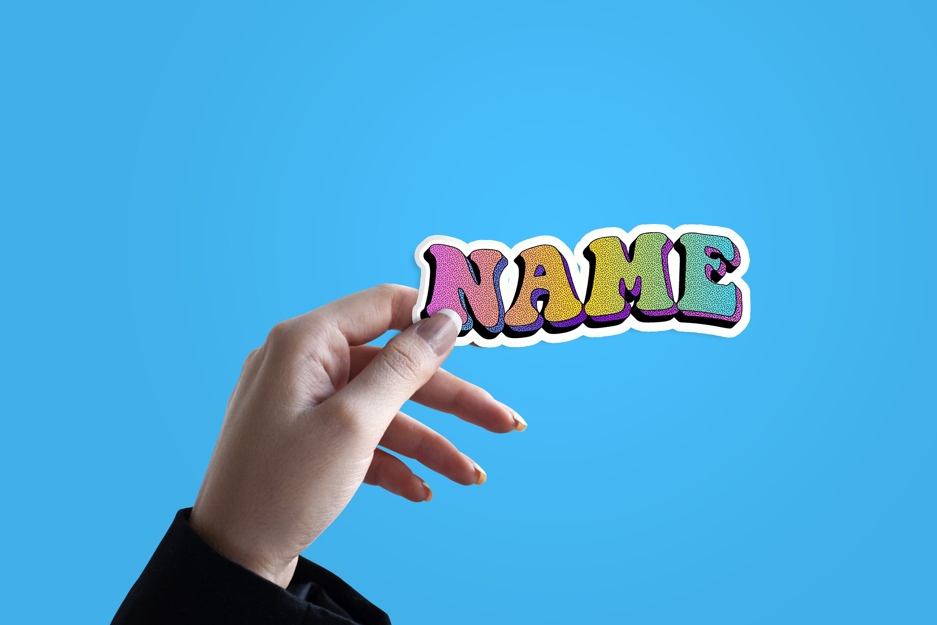 Customized Graffiti, Street Art Style Name, Graffiti Poster, Sticker ...