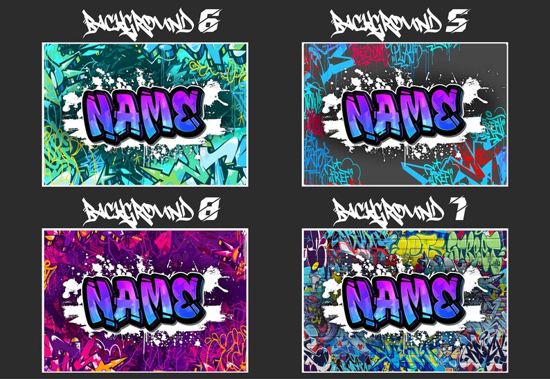 Customized Graffiti, Street Art Style Name, Customized Graffiti Poster ...