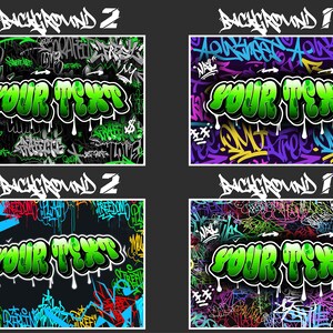 Custom Graffiti, Street Art Style Name, Customized Graffiti Poster ...