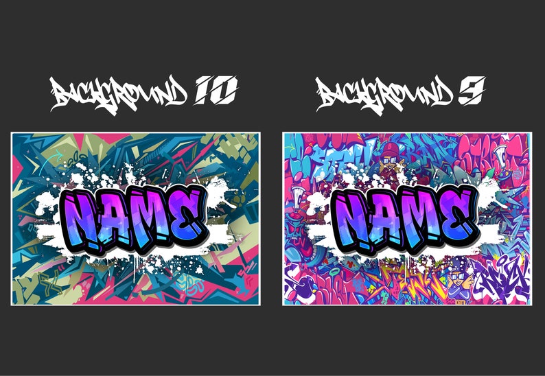 Customized Graffiti, Street Art Style Name, Customized Graffiti Poster ...