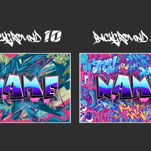 Custom Graffiti, Street Art Style Name, Customized Graffiti Poster ...