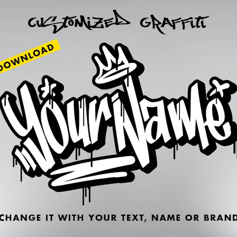 Graffiti Art Personalised - Etsy