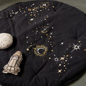 Linen Spaceship Pillow, Space Shuttle Kids Room Decor - Etsy