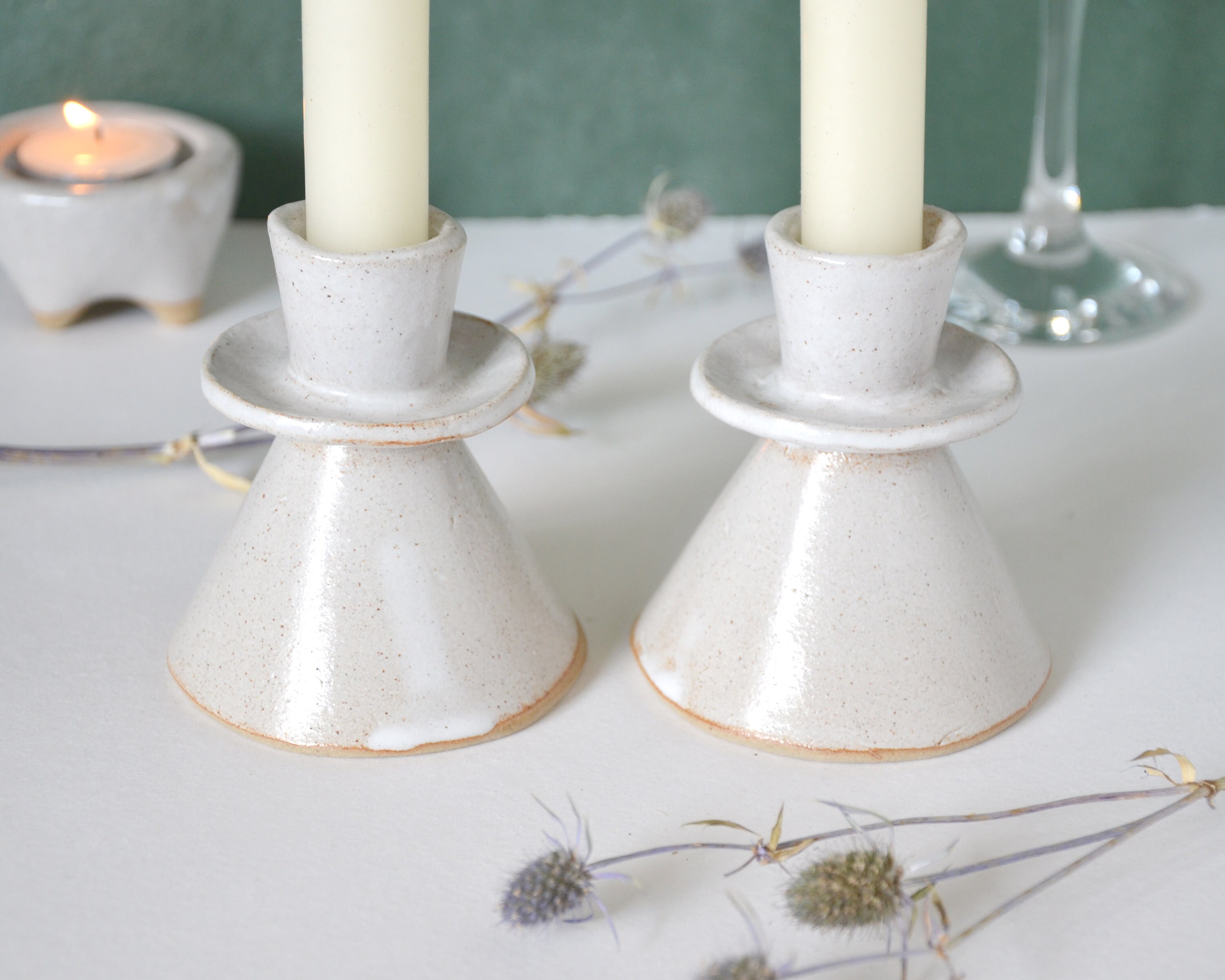 Handmade Ceramic Candle Holders