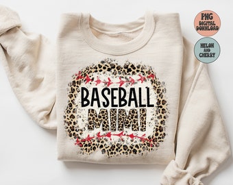 Distressed Leopard Baseball Memaw Png Sublimation Design Download ...
