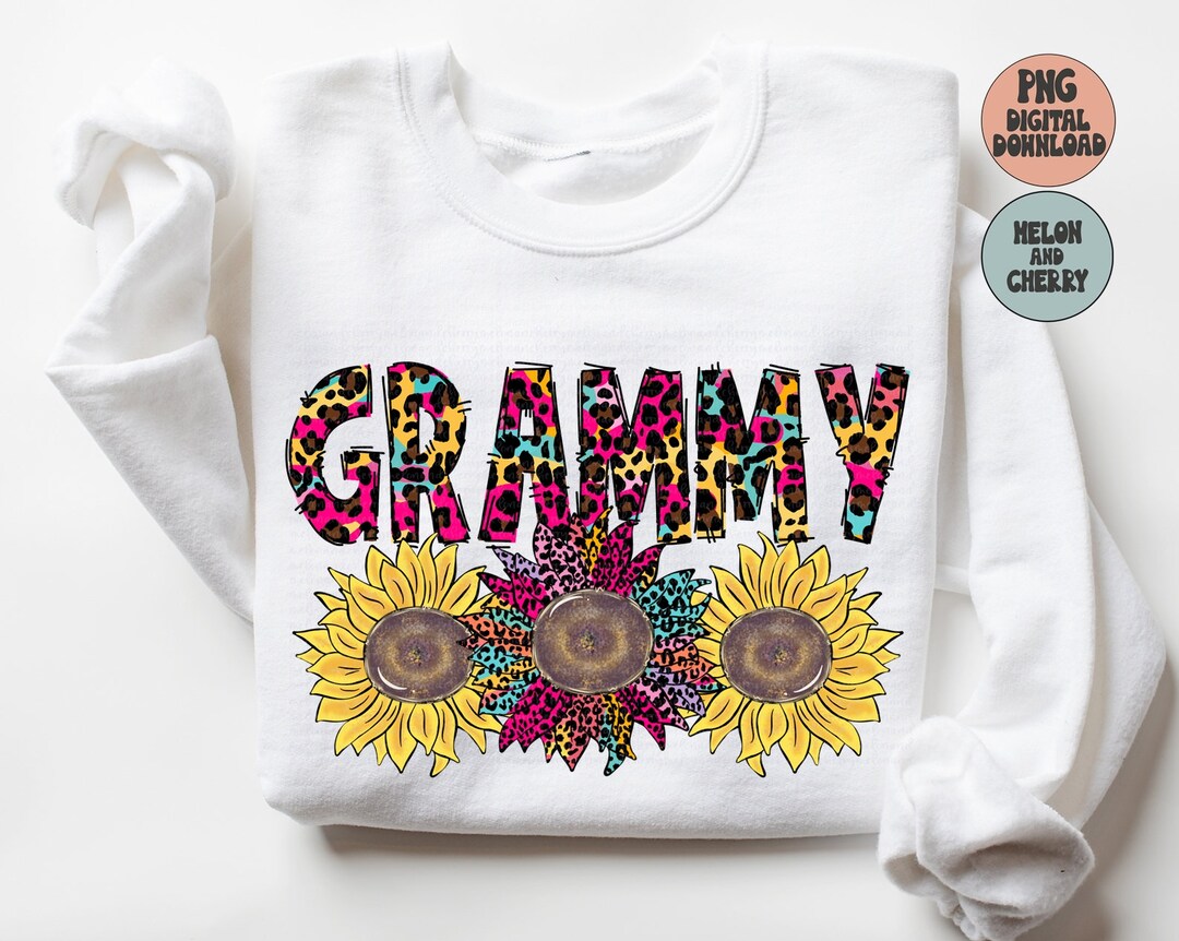 Leopard Grammy Png Sublimation Design Download Leopard - Etsy