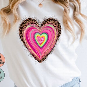 Leopard Heart Png Sublimation Design Download, Leopard Heart Png ...