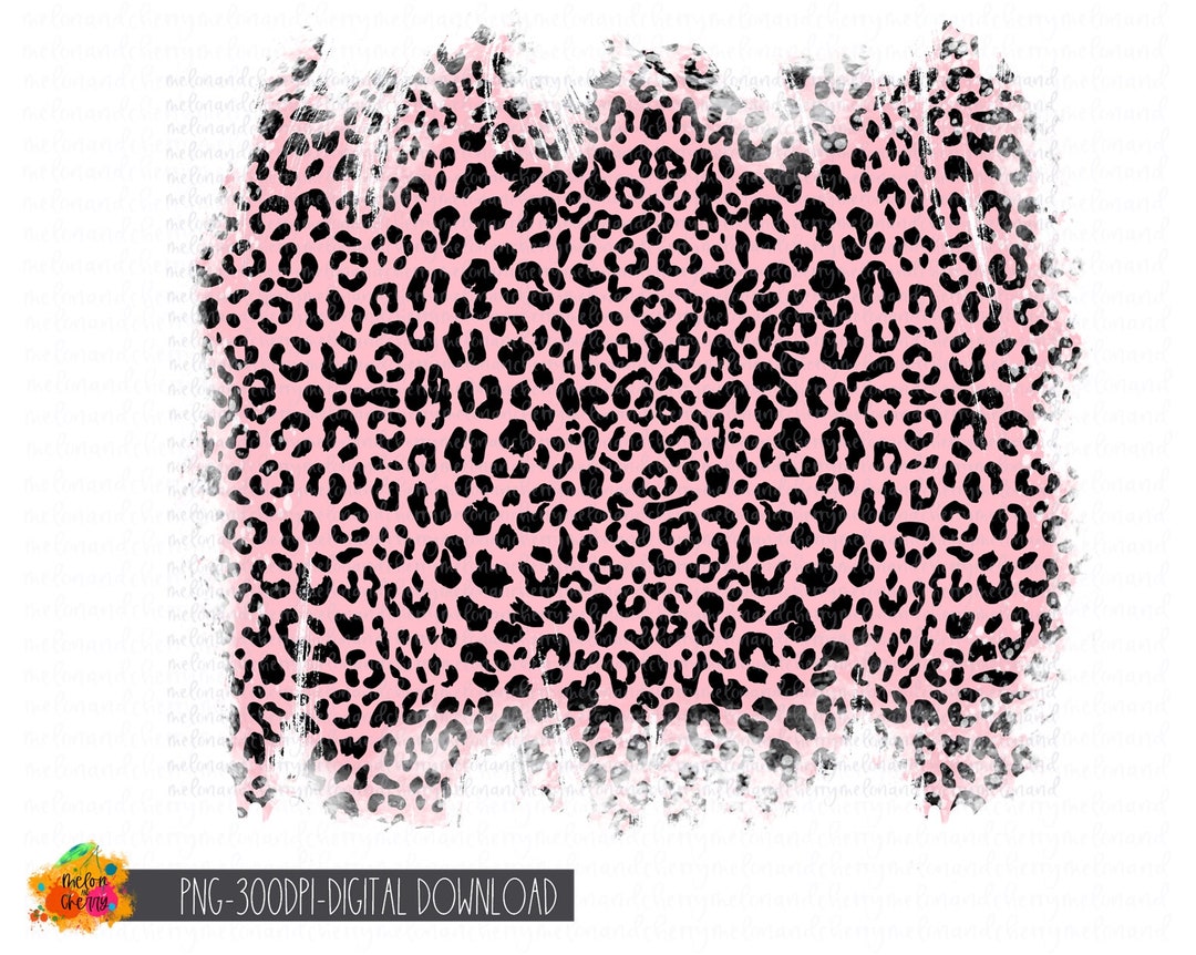 Distressed Leopard Background Sublimation Design Download, Leopard ...