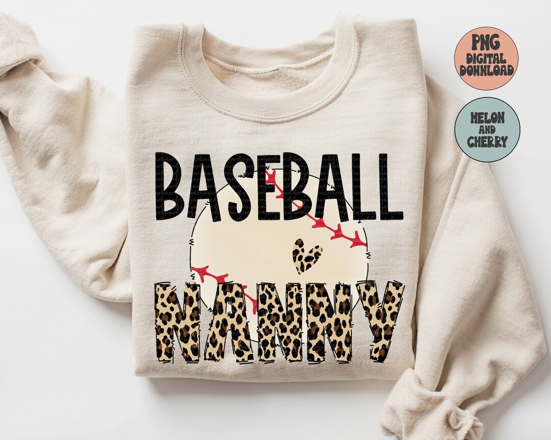 Leopard Baseball Nanny Png Sublimation Design Download, Nanny Png ...