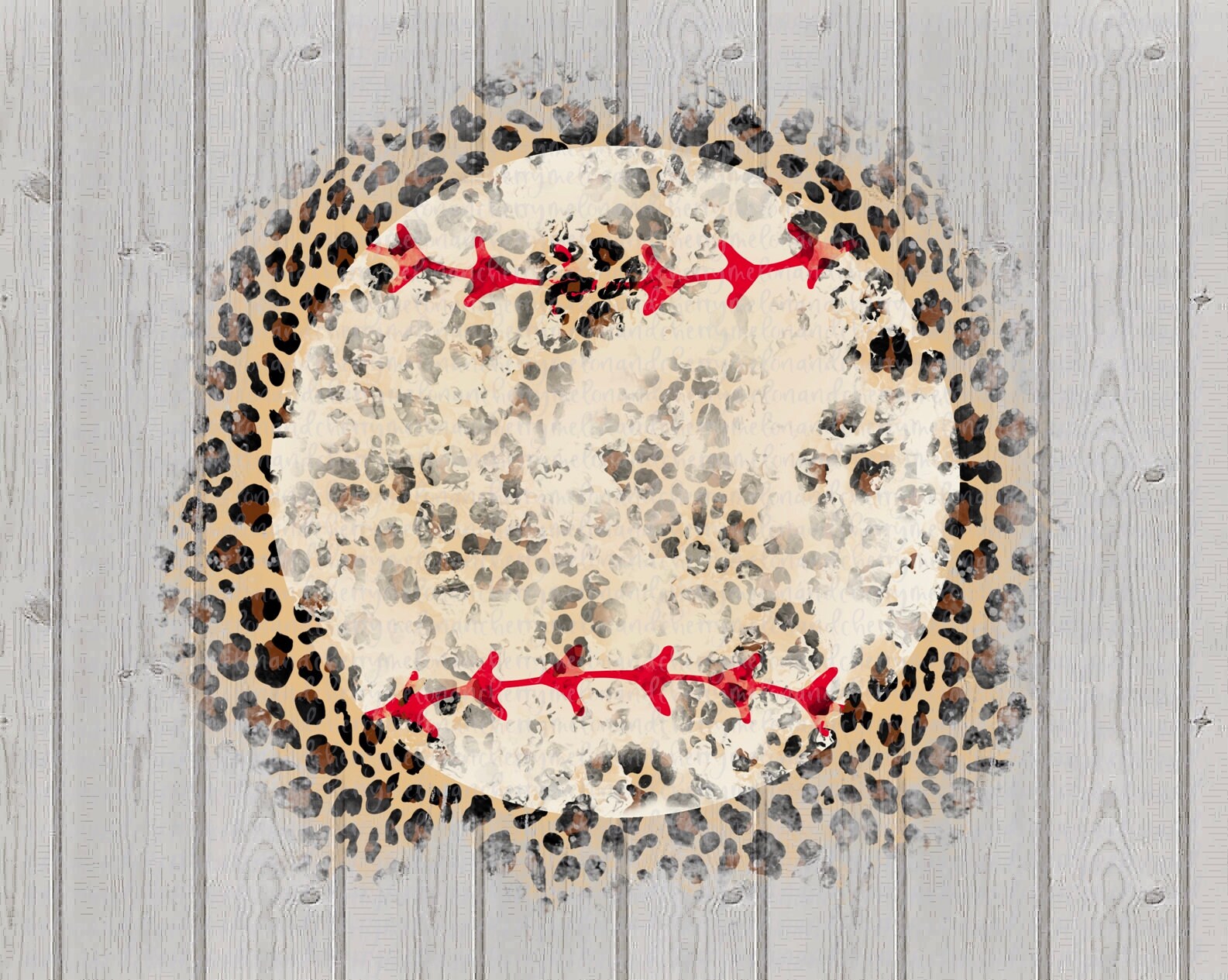 Baseball Distressed Leopard Background Sublimation Design - Etsy