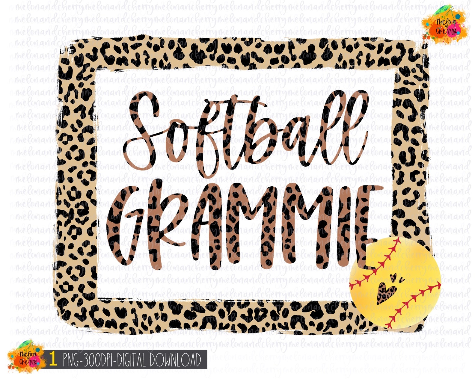 Softball Grammie Png Sublimation Design Download Softball Png | Etsy