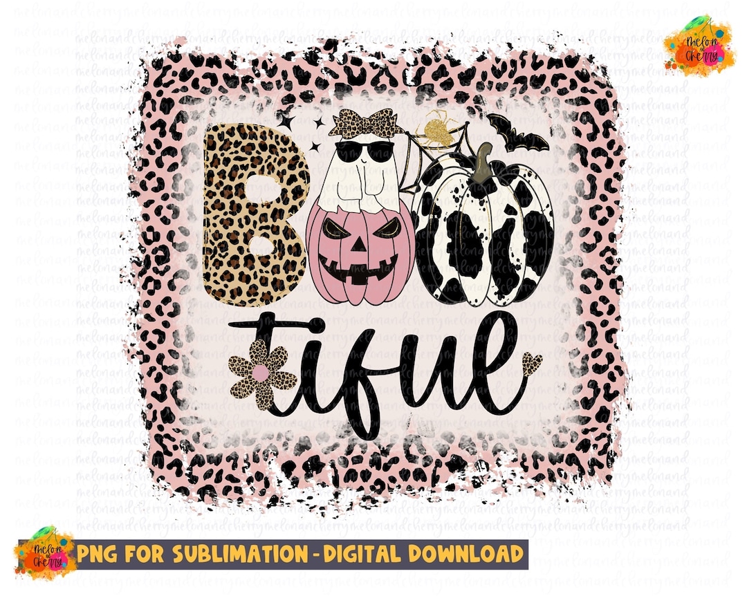 Bootiful Halloween Png Sublimation Design Digital Download, Boo Png ...