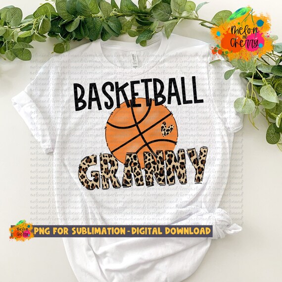 Leopard Basketball Grandma Design Basketball Grammy PNG Image ...