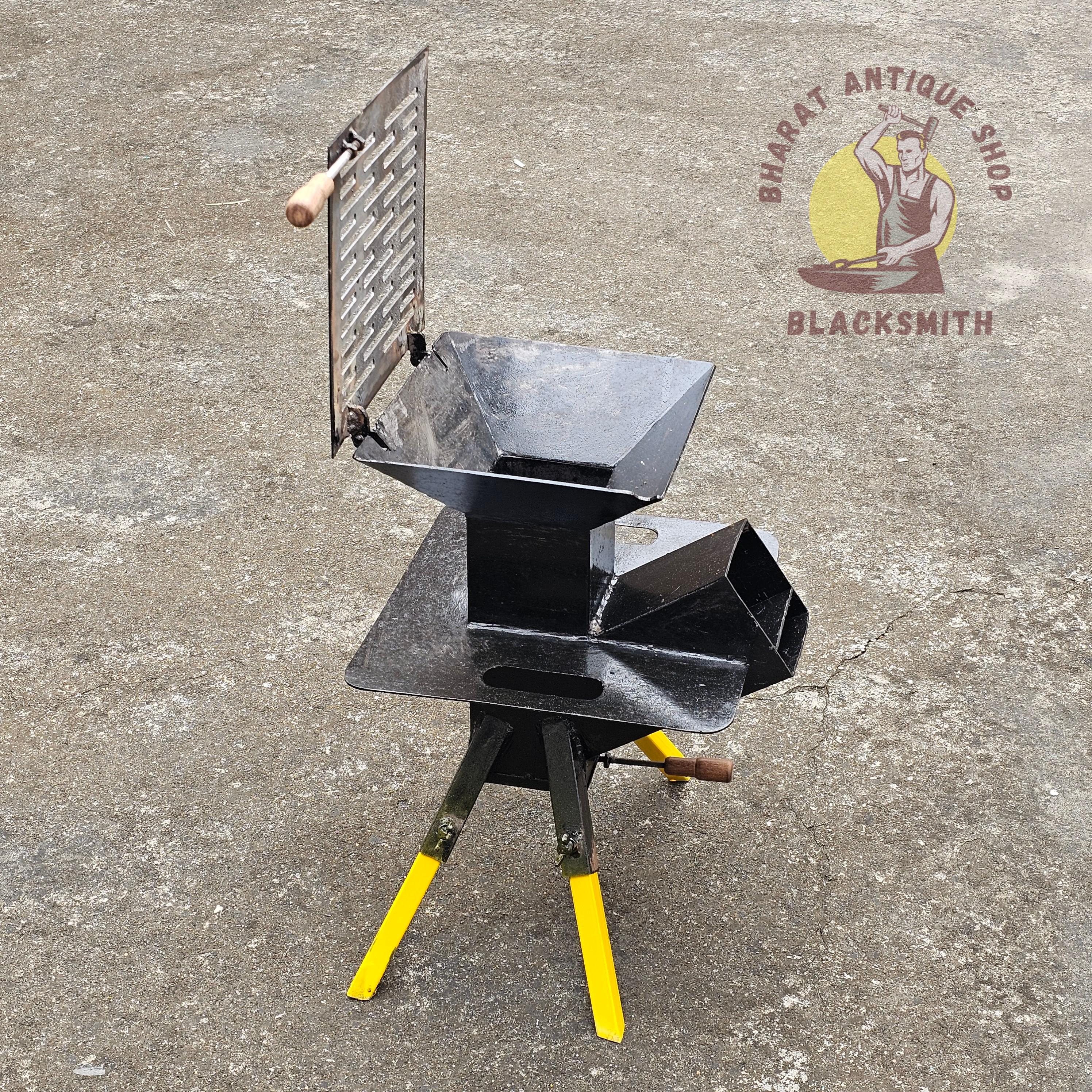 Wood Coal Burning Barbeque Stove Kitchen Outdoor Campaigning Cooking ...