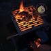 Wood Coal Burning Barbeque Stove Kitchen Outdoor Campaigning Cooking ...