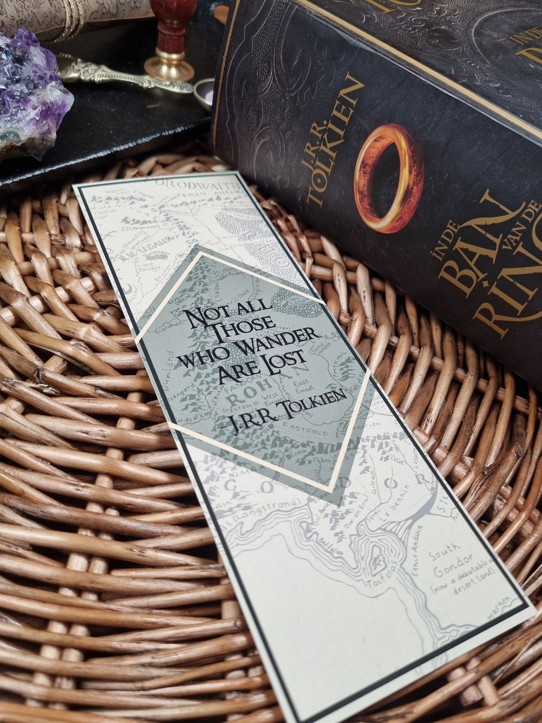 Lord of the Rings Bookmark, Bookmark, Bookish, Tolkien - Etsy