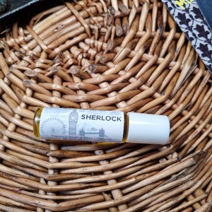 Sherlock Perfume Oil, Sherlock Holmes Inspired, BBC - Etsy