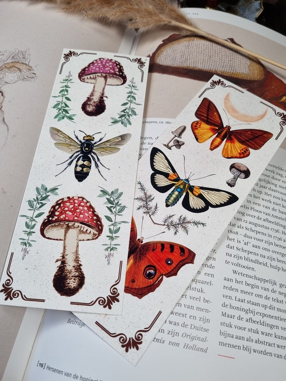 Cottagecore Bookmark Set Bookmark Bookish Aesthetics - Etsy