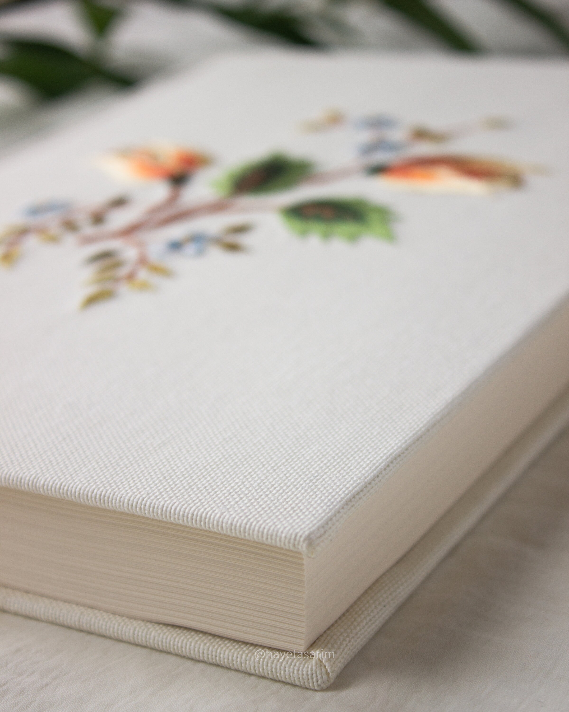 Embroidered Notebook With the Flowers, Journal, Book, Linen ...