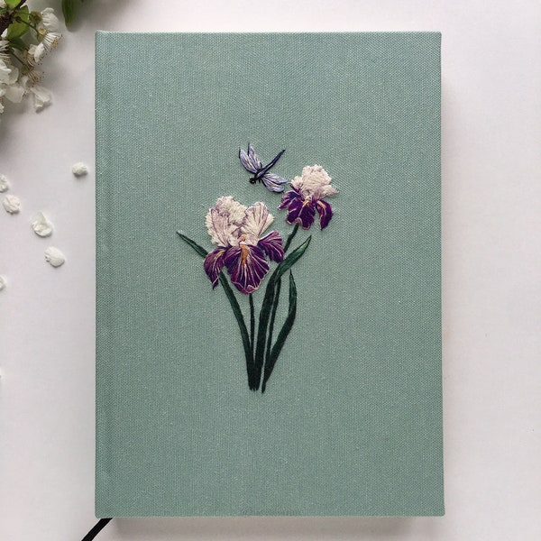 Embroidered Notebook - Etsy