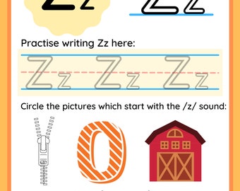 Printable Digital Phonics Worksheet Letter U /u/ Phoneme - Etsy