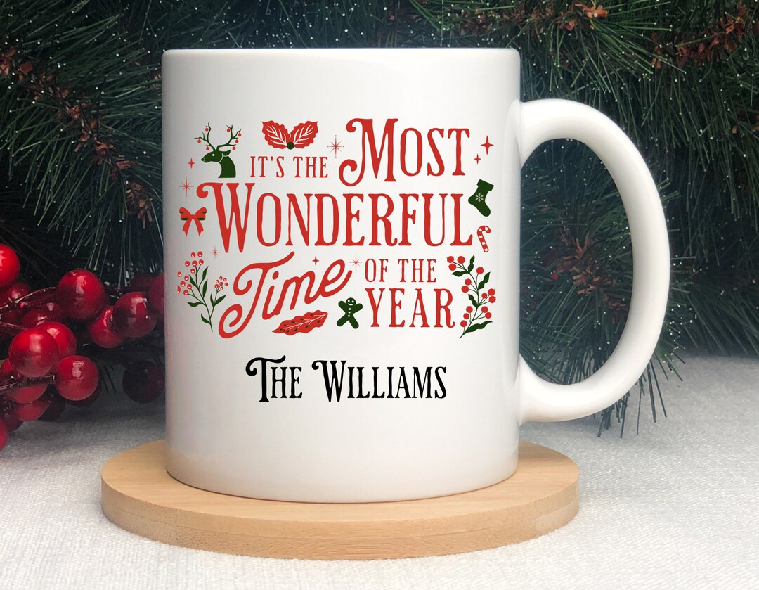 Christmas Personalized Coffee Mug, Hot Cocoa Mug, Christmas Gift ...