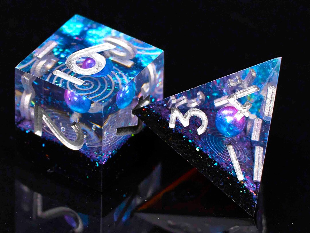 Full Galaxy Dice Set Dnd for Dnd Gifts Glittering Galaxy - Etsy UK