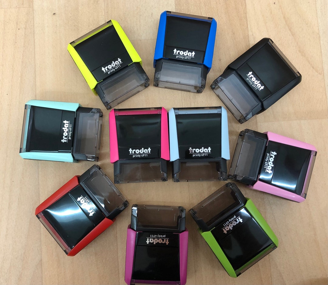 Printy 4911 Stamp Format 38 X 14 Mm Name Stamp Gift School Daycare Name ...