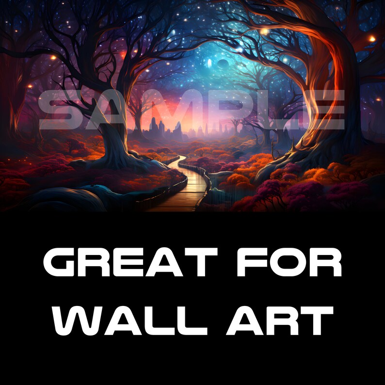 Mystical New Age Places Clip Art Wall Art Occult Scenery - Etsy