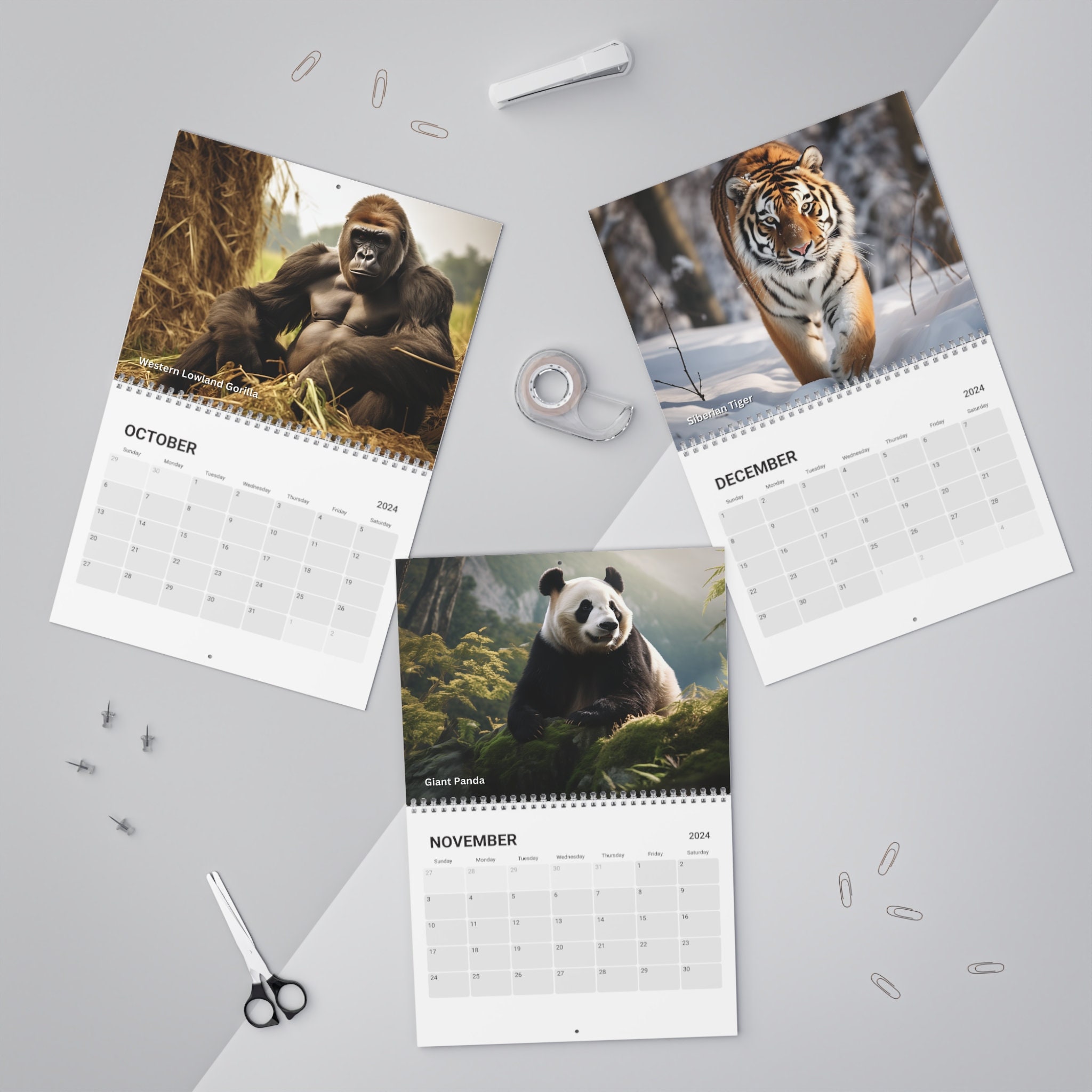 Endangered Species Calendar (2024) sold by Fireplace High-Rise | SKU ...