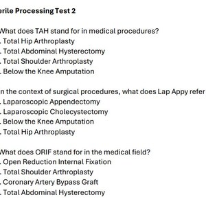 Printable Practice Test W/answer Key Test 2 - Etsy