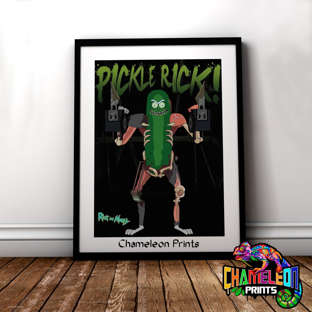 Rick and Morty Poster Pickle Rick Poster A3 A4 buy 2 Get 1 Free Use ...